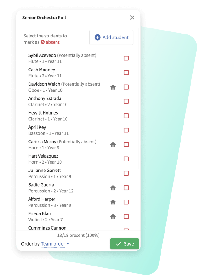 Attendance | Clipboard